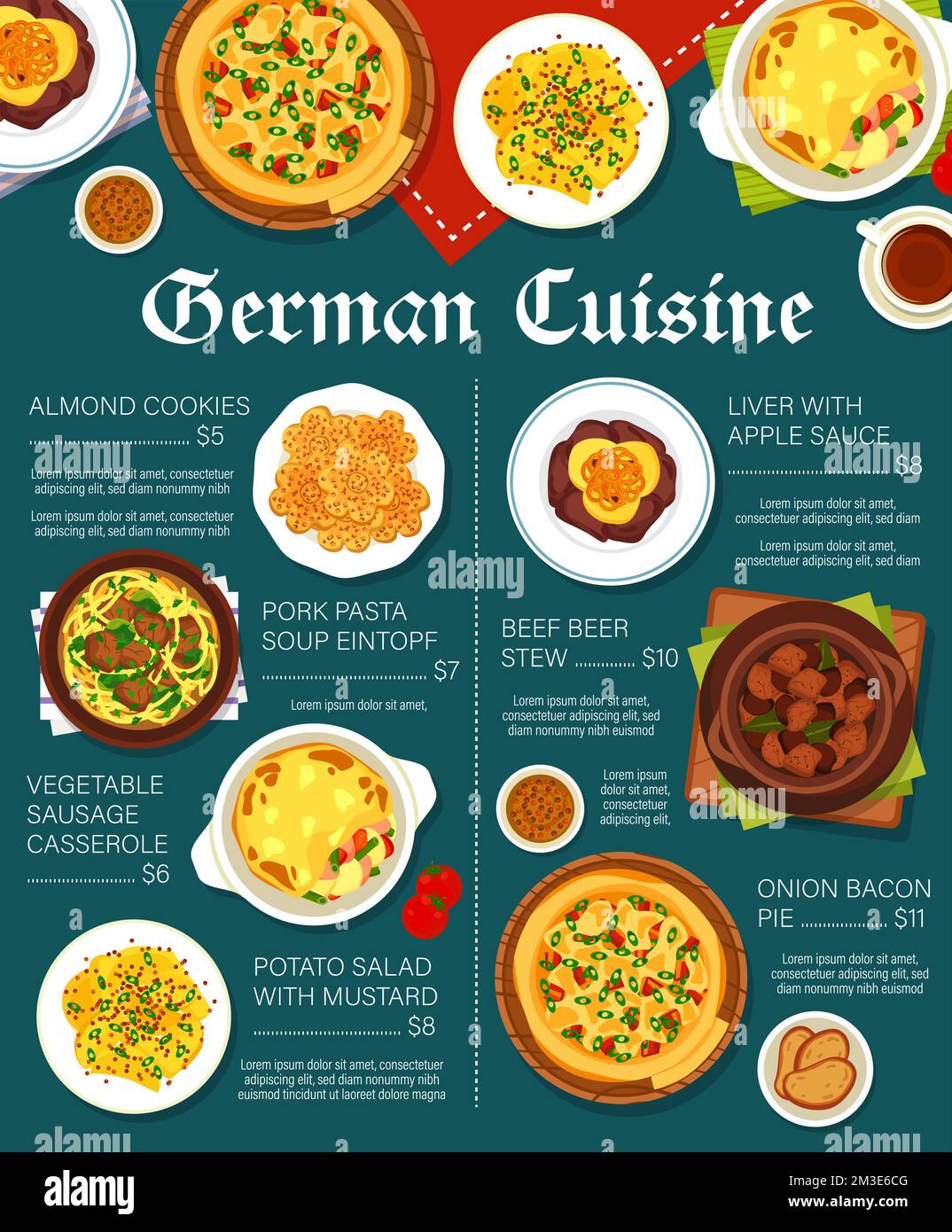 Beef beer stew Stock Vector Images - Alamy