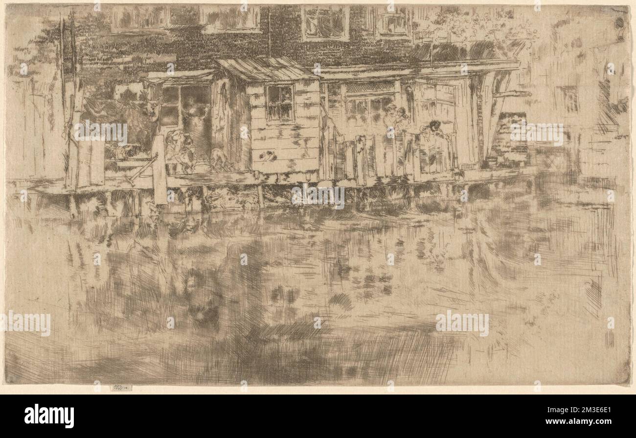 Long house - Dyer's - Amsterdam , Buildings, Canals. James McNeill ...