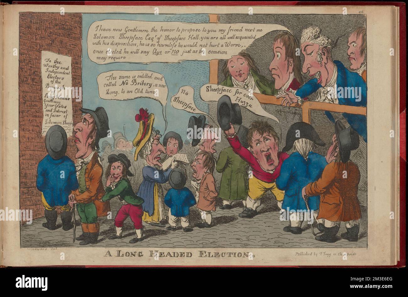 Election cartoon 18th century hi-res stock photography and images - Alamy