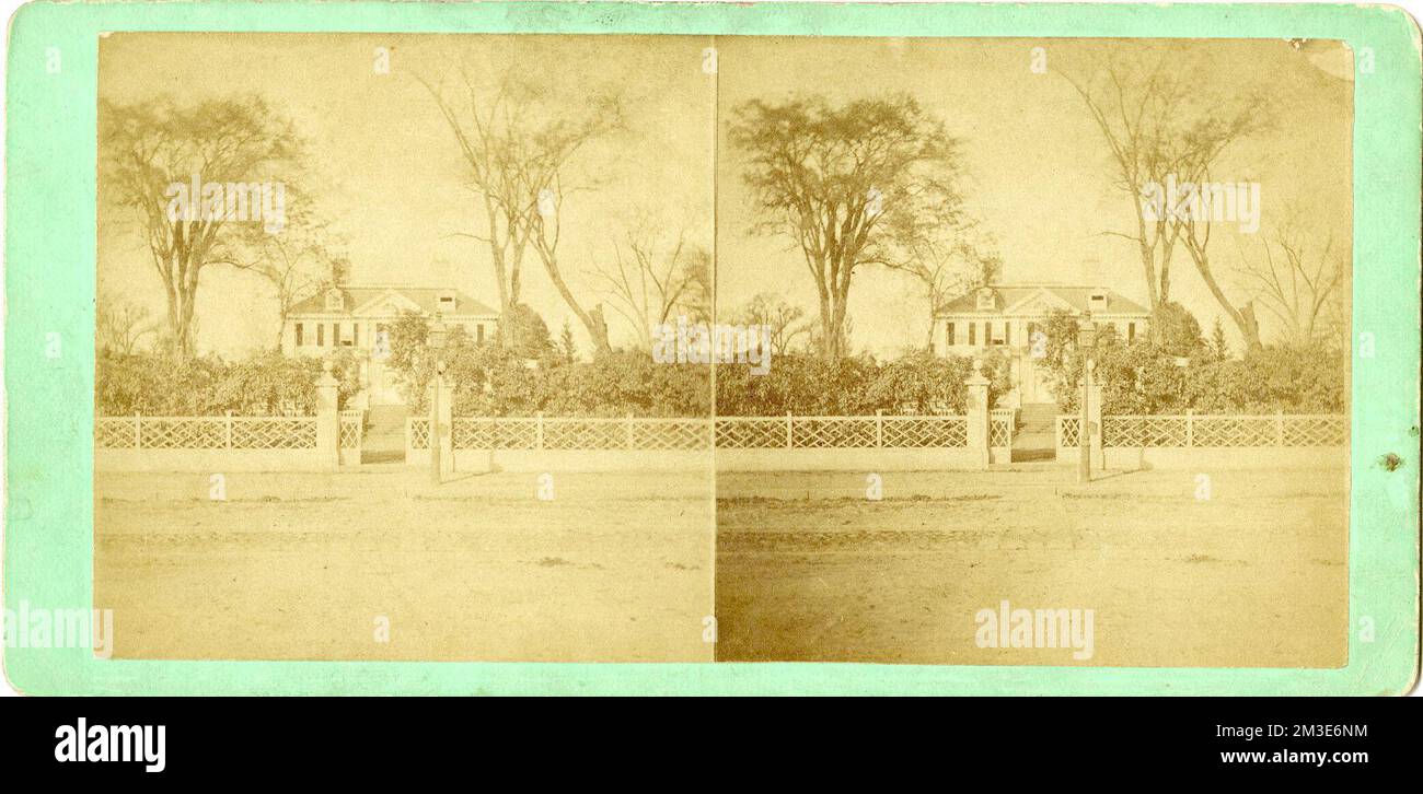 Longfellow residence , Architecture, Domestic, Longfellow House ...