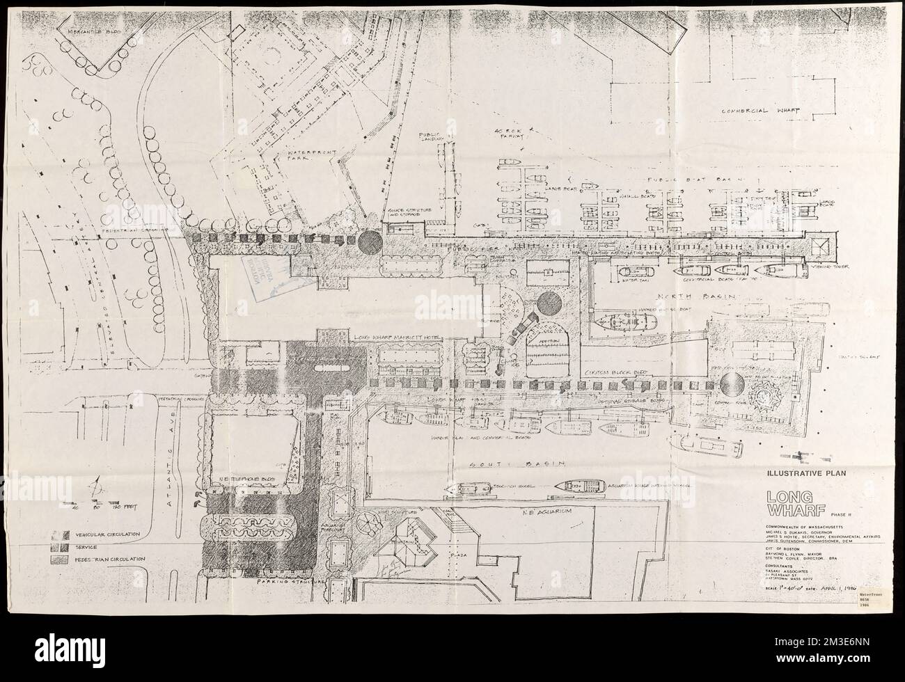 Long Wharf phase II illustrative plan , Waterfronts, Massachusetts ...