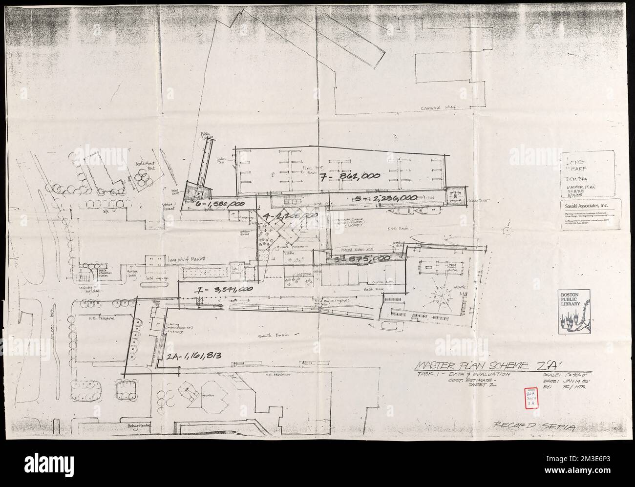 Long Wharf DEM/BRA master plan : master plan scheme , Long Wharf Boston ...