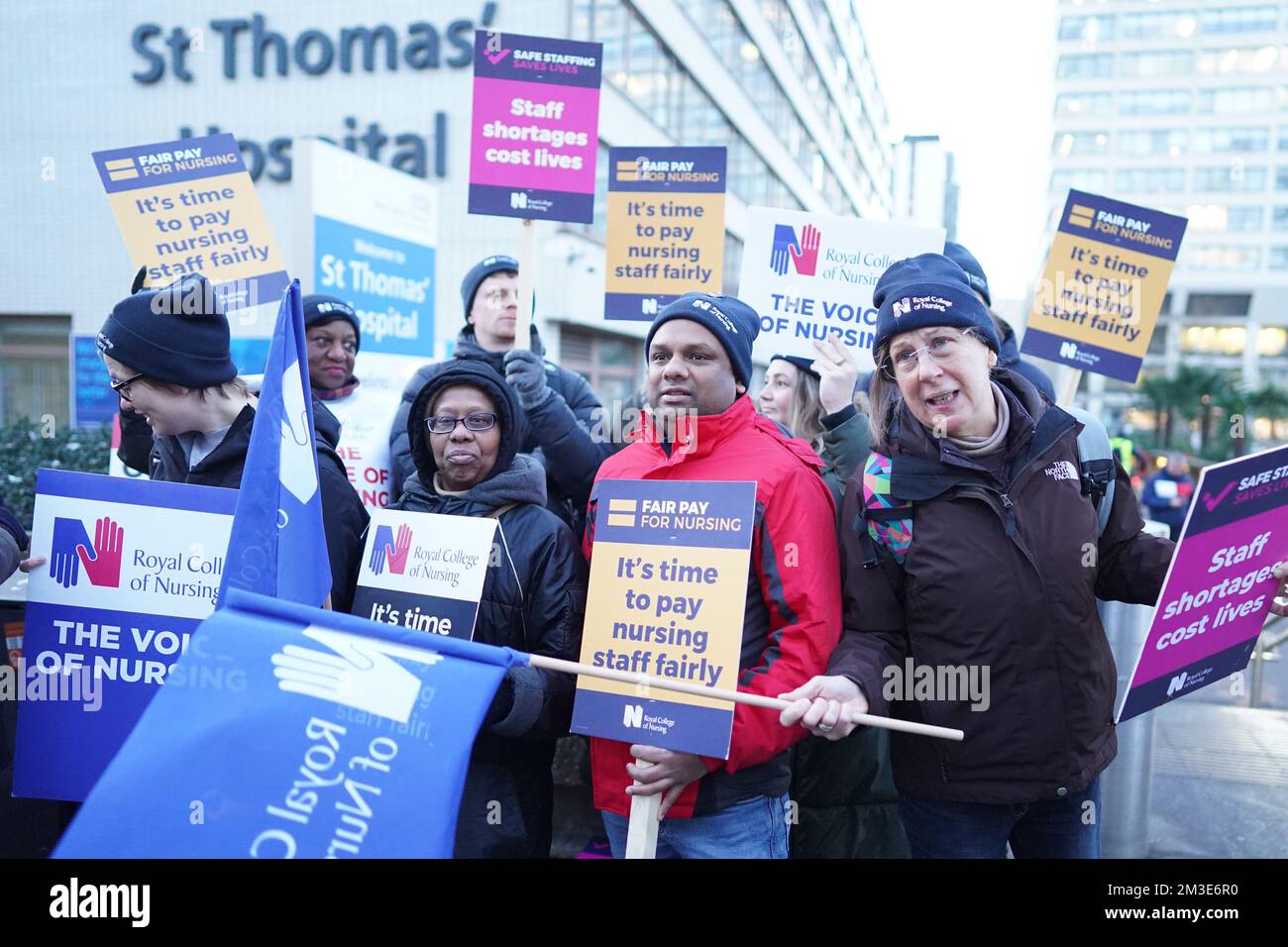 RCN General Secretary Pat Cullen with members of the Royal College of ...