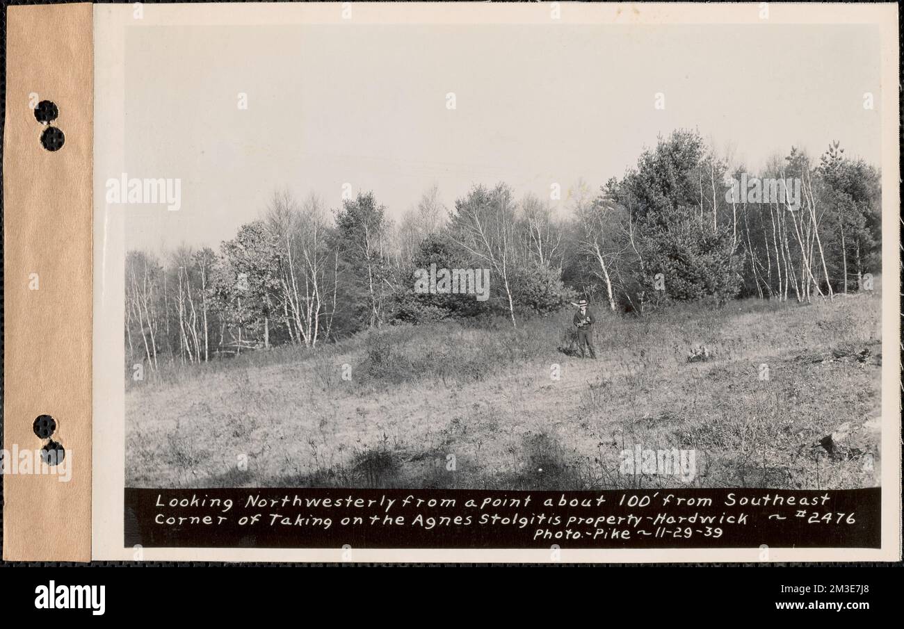 Looking northwesterly from a point about 100 feet from southeast corner ...