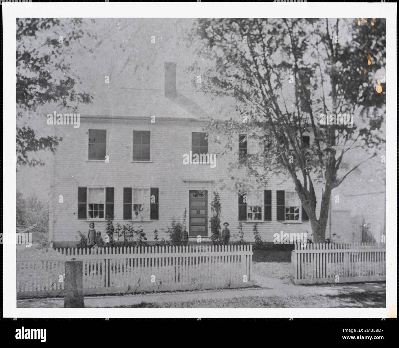 Lorenzo Lovell house, 11 Cochitutate Road , Houses, Trees. Wayland Free ...