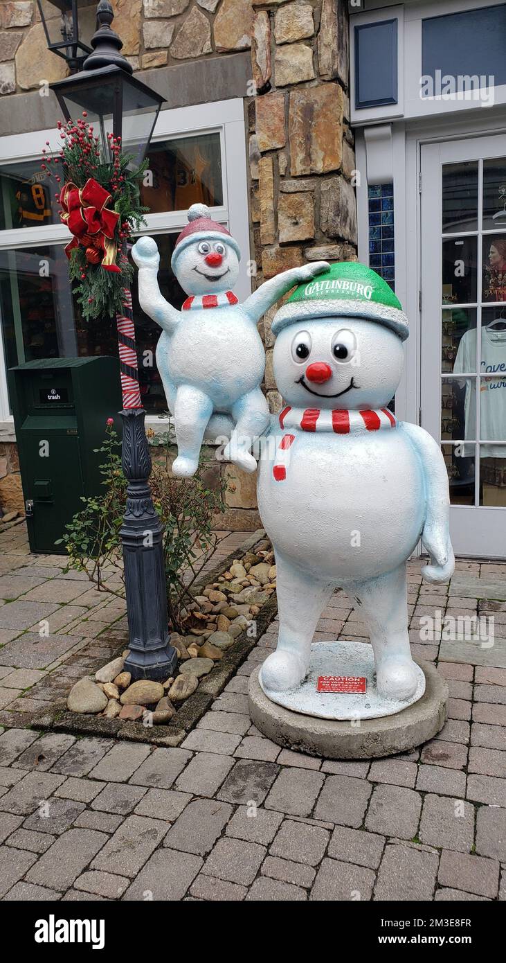 Christmas snow holiday pretty snowman Stock Photo - Alamy