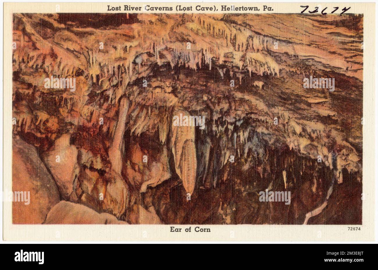 Lost River Caverns (Lost Cave) Hellertown, Pa., ear of corn , Caves ...