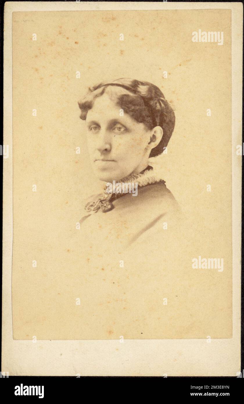Louisa Alcott , Authors, Alcott, Louisa May, 1832-1888, Carte de Visite ...