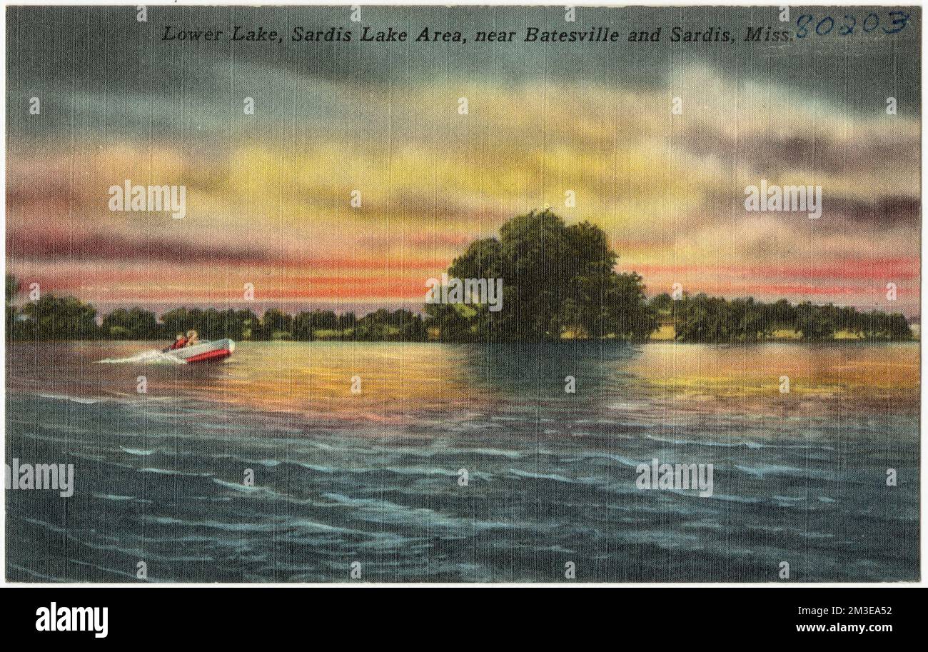 Lower lake, Sardis Lake area, near Batesville and Sardis, Miss. , Lakes ...