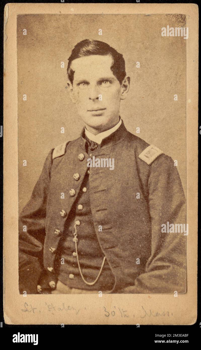 Lt. John P. Haley , Military officers, Carte de Visite Collection Stock ...