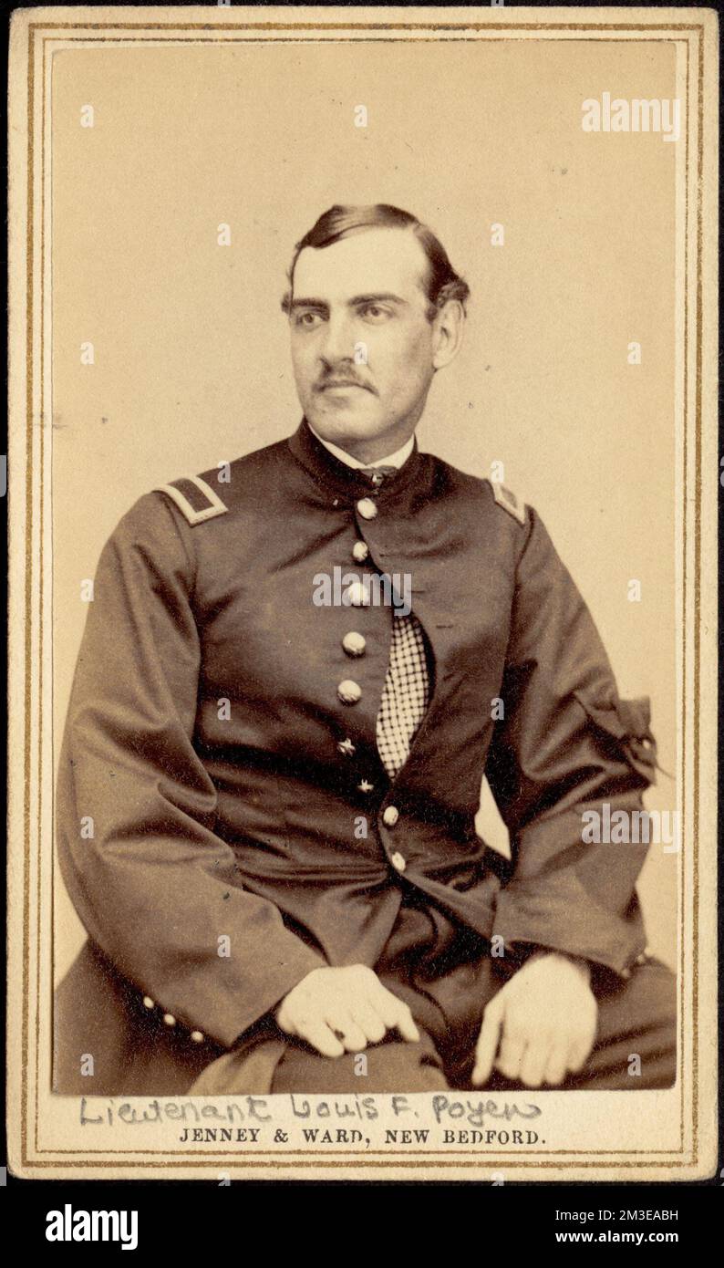 Lt. Louis F. Poyen , Military officers, Carte de Visite Collection ...