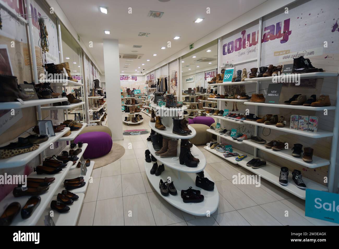 COLOGNE- SEP 18: shop interior on September 18, 2014 in Cologne ...