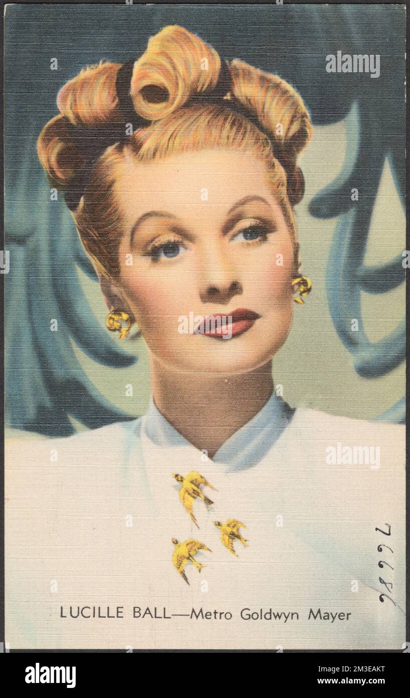 Lucille Ball - Metro Goldwyn Mayer , Actresses, Ball, Lucille, 1911 ...