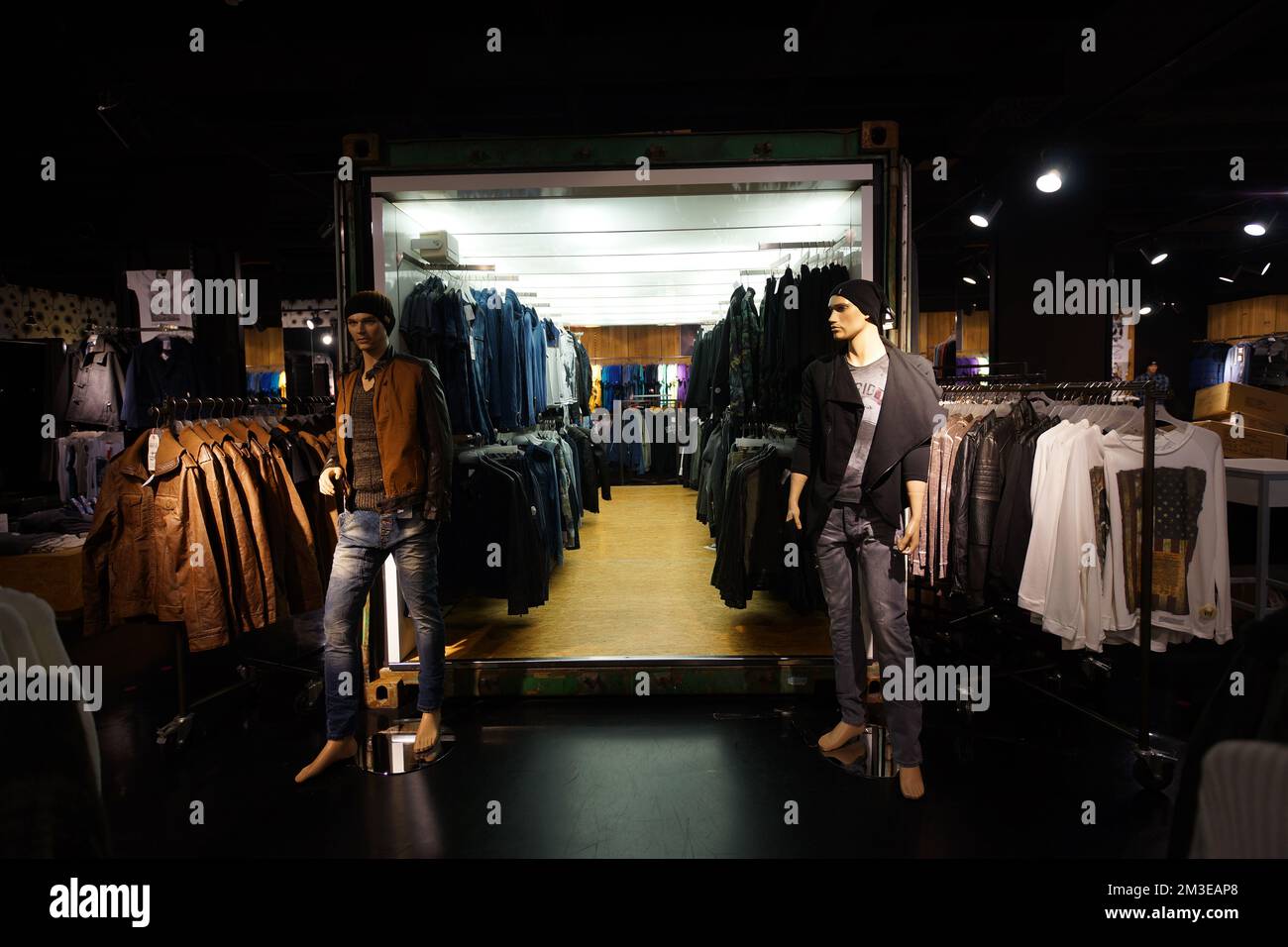 COLOGNE- SEP 18: shop interior on September 18, 2014 in Cologne ...
