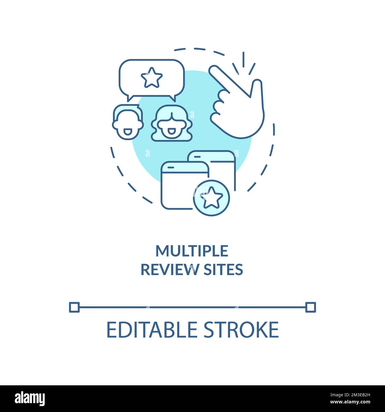 Review sites Stock Vector Images - Alamy