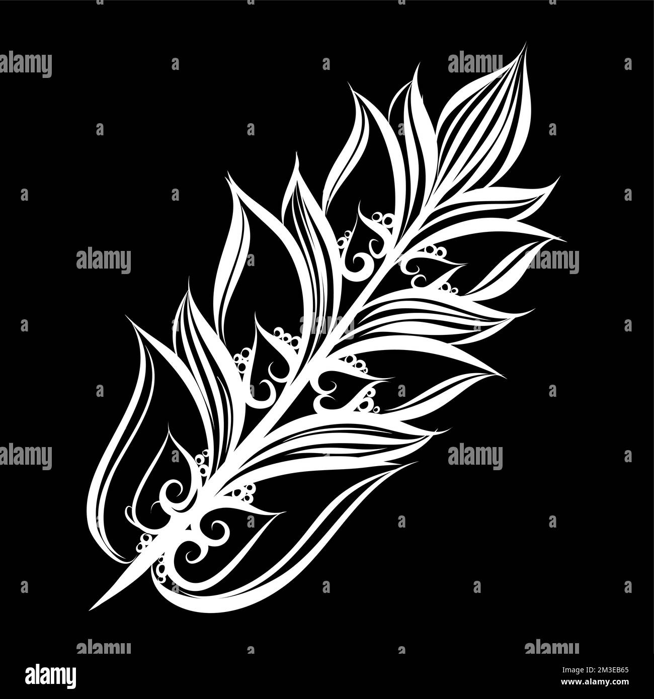 Plume motifs Stock Vector Images - Alamy