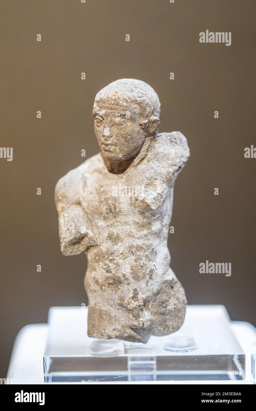 Stone statuette of an athlete 470-460 BC - Archaeological Park of ...