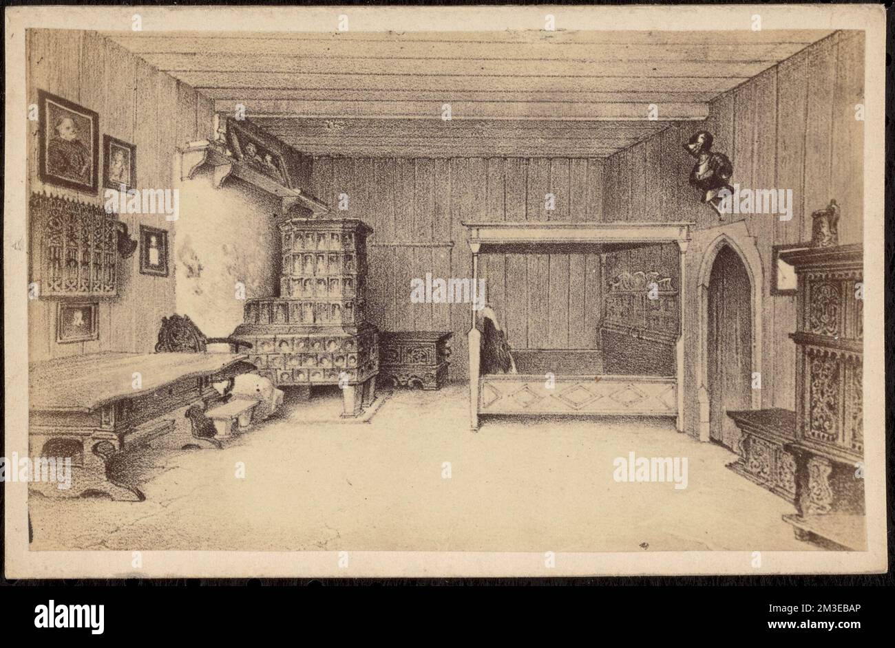 Luther stube Wartburg , Interiors, Castles & palaces, Wartburg Eisenach ...