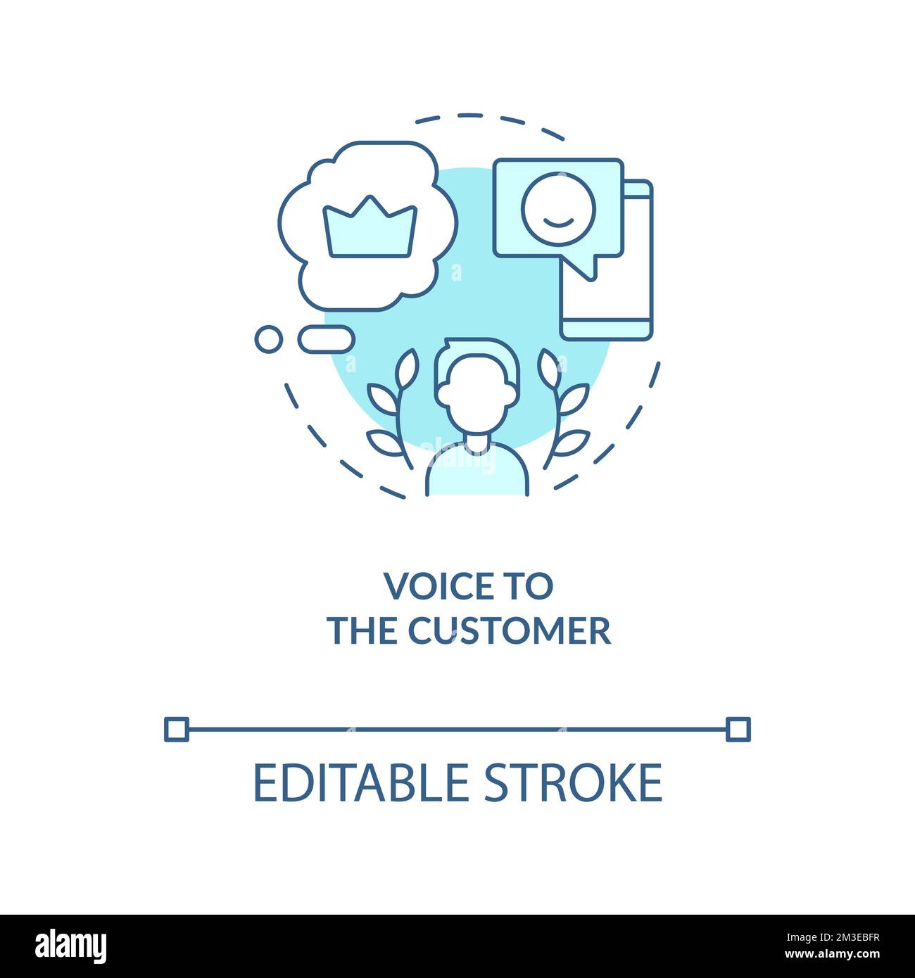 Voice of customer Stock Vector Images - Alamy