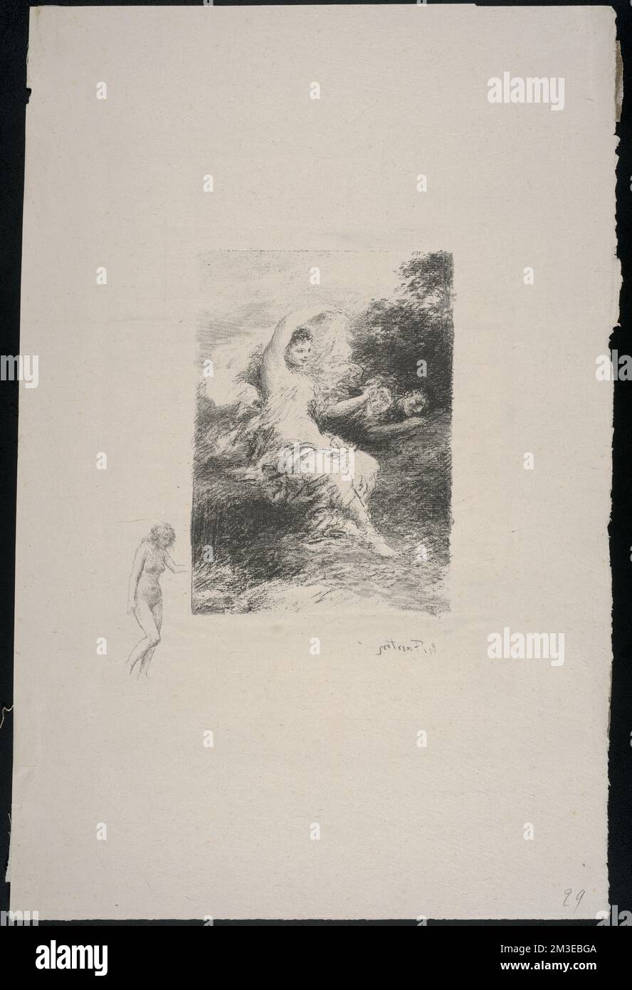 Lydé , Goddesses, Leda Greek deity. Henri Fantin-Latour (1836-1904 ...