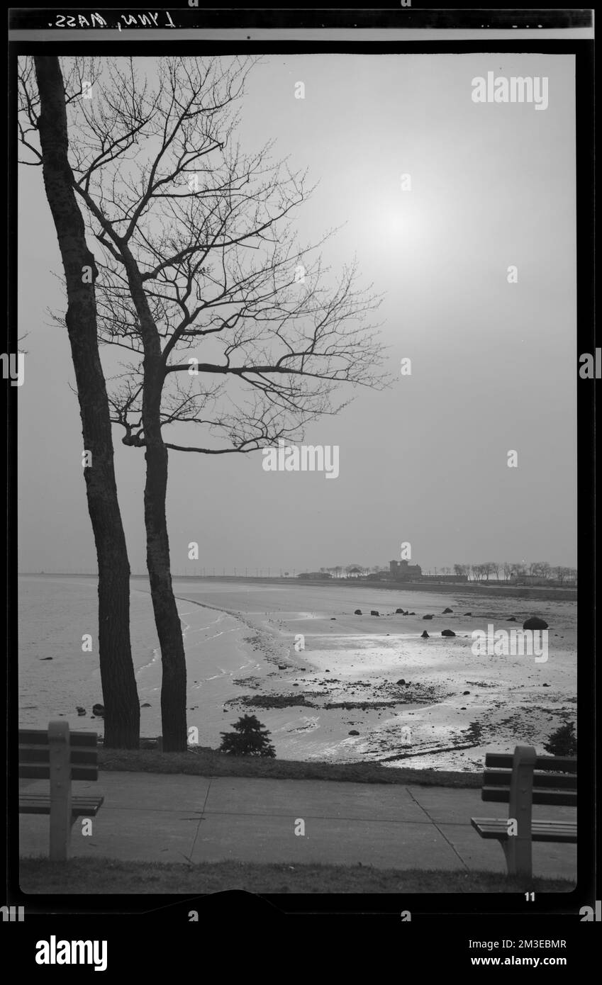 Lynn, beach scene , Beaches. Samuel Chamberlain Photograph Negatives ...