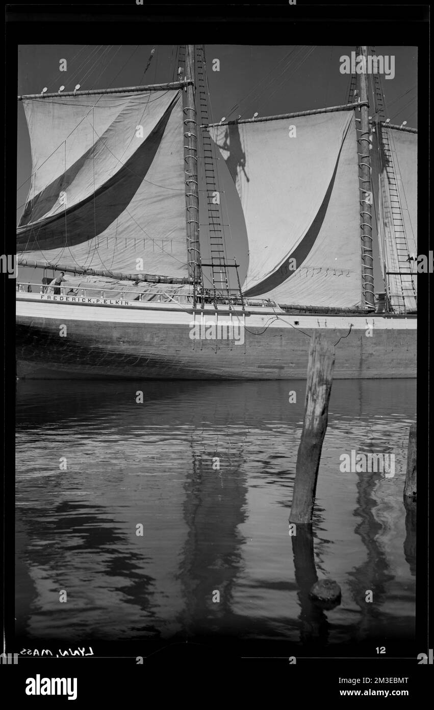 Lynn, 'Frederick P. Elkin' , Harbors, Ships. Samuel Chamberlain ...