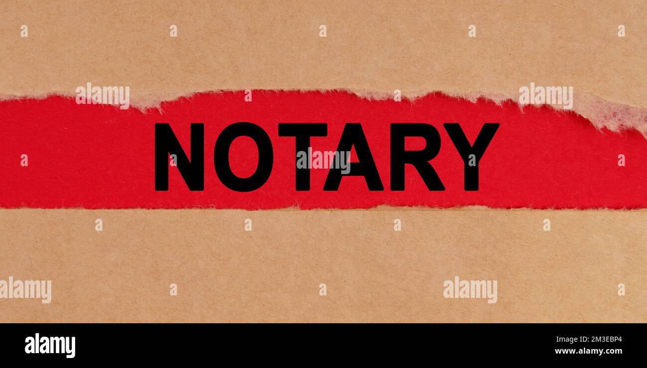 Law concept. Among the torn sheets of paper on a red background, the ...