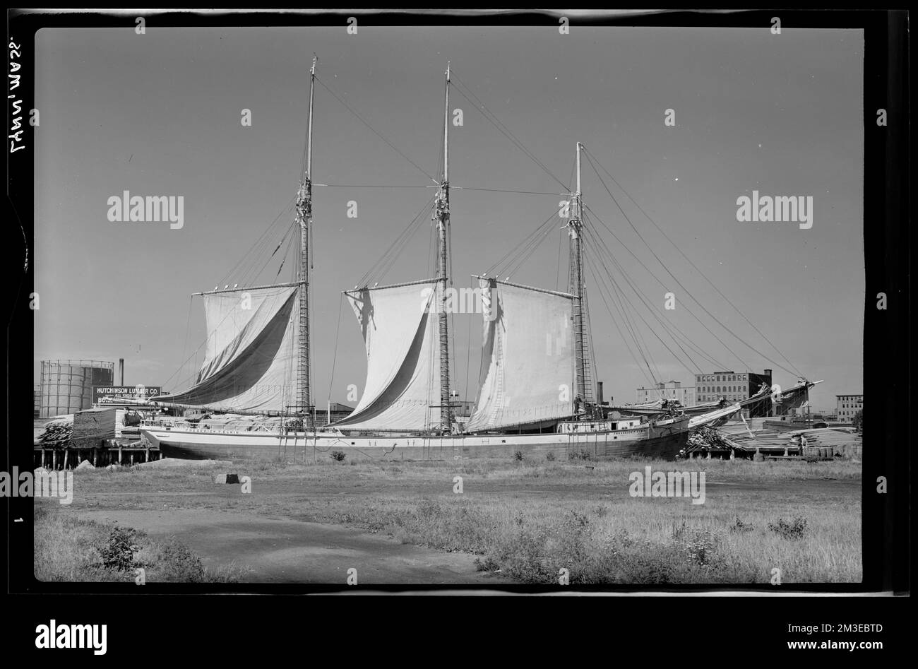 Lynn, ship , Harbors, Ships. Samuel Chamberlain Photograph Negatives ...