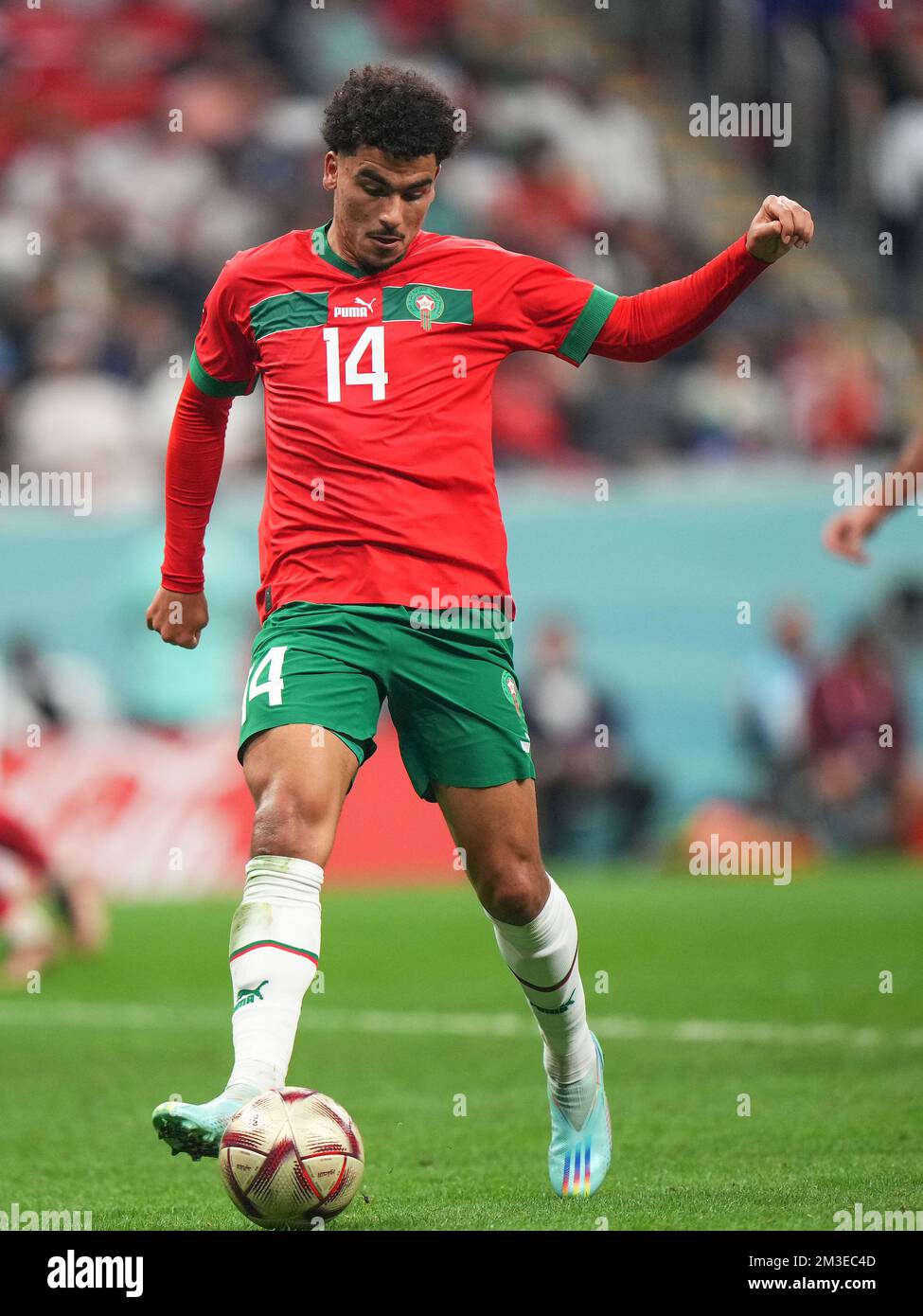 Azzedine Ounahi of Morocco during the FIFA World Cup Qatar 2022 match ...