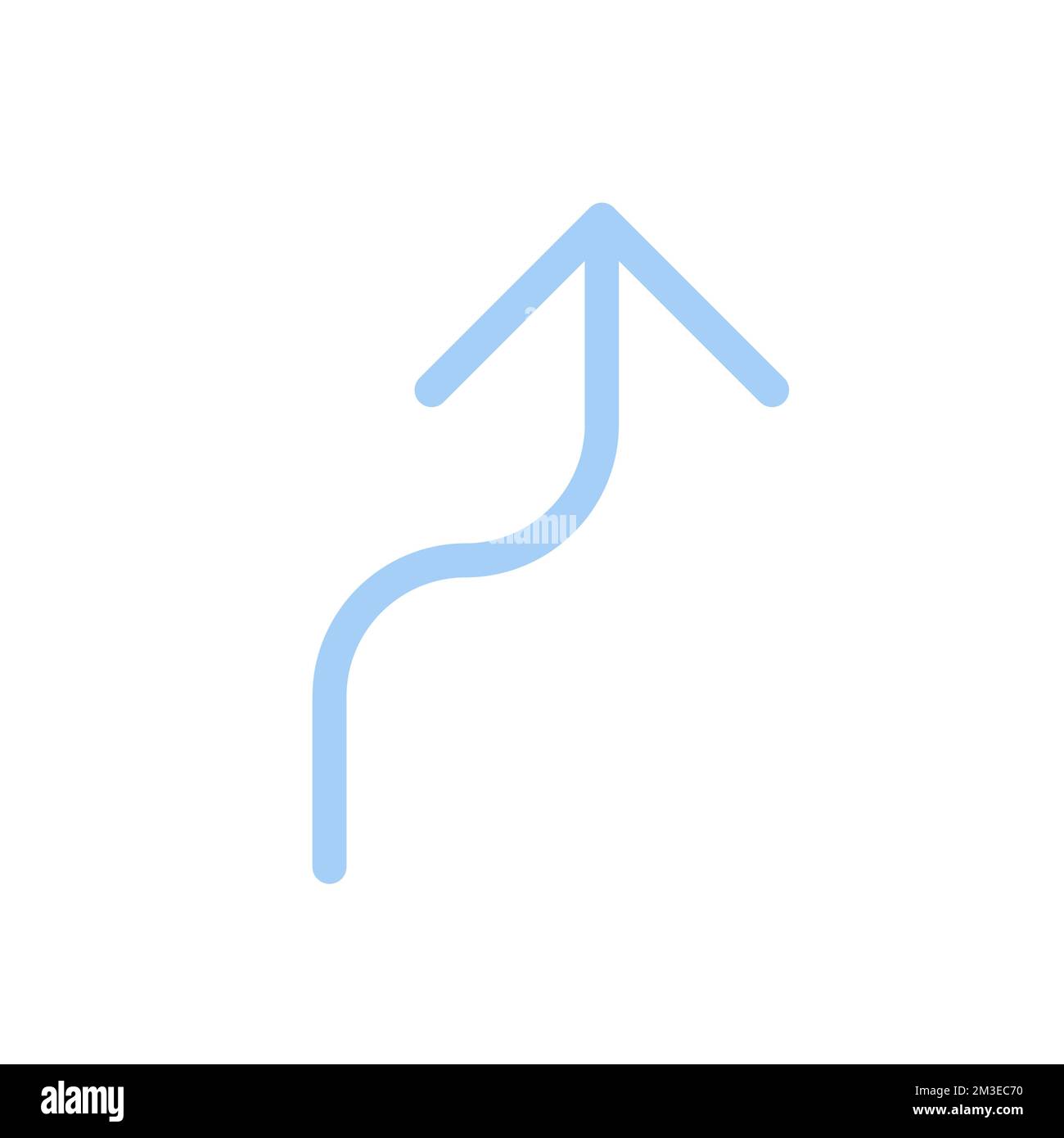 Right reverse turn flat color ui icon Stock Vector Image & Art - Alamy