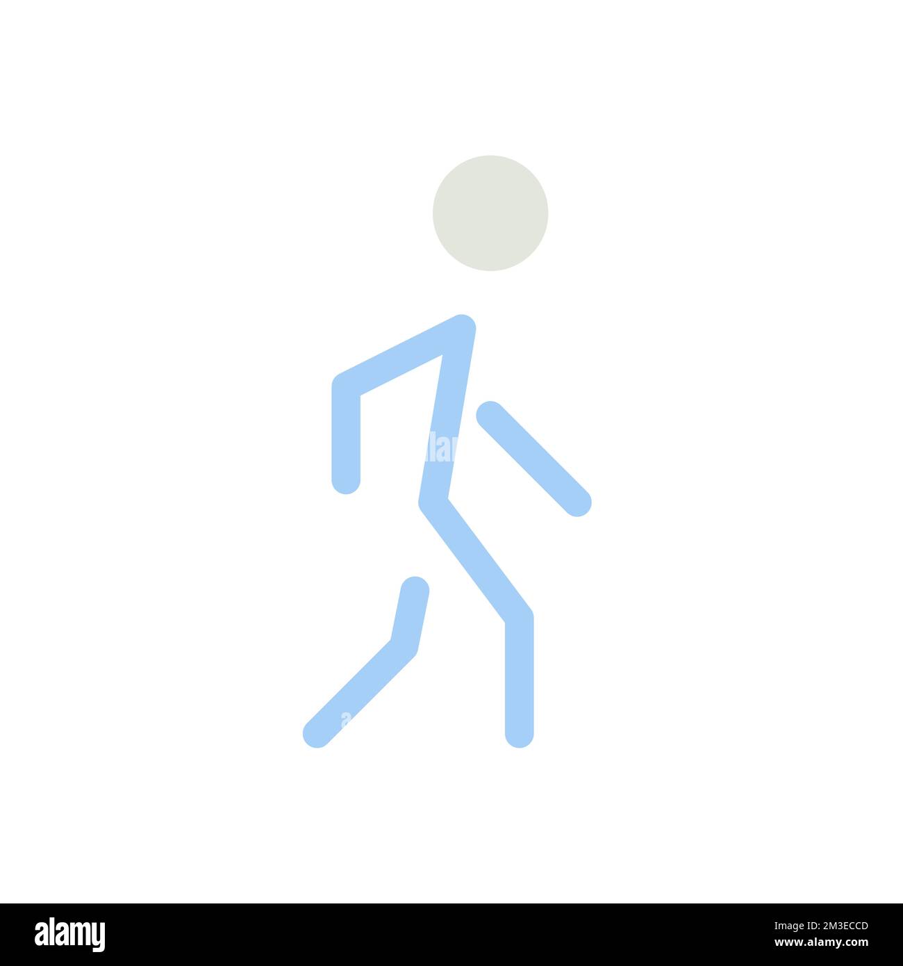 Pedestrian flat color ui icon Stock Vector Image & Art - Alamy
