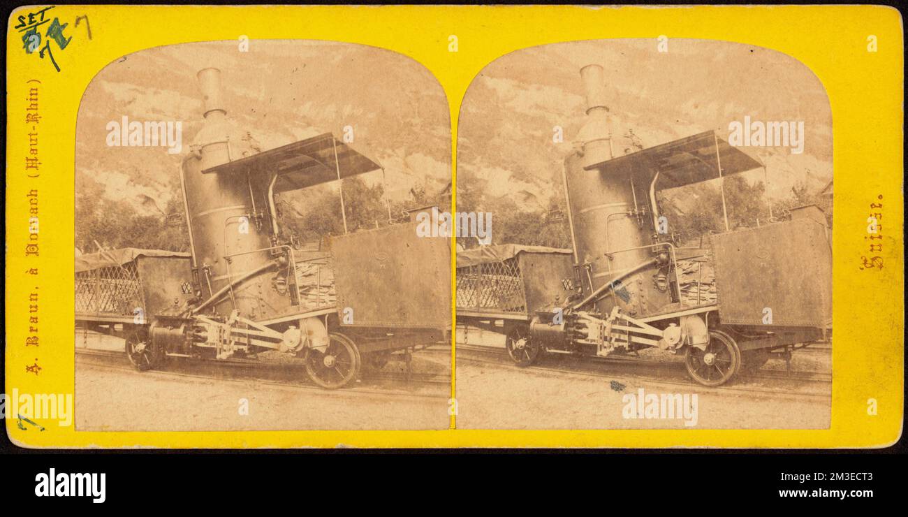 Machine du chemin de fer du Rigi , Mountain railroads, Railroad ...