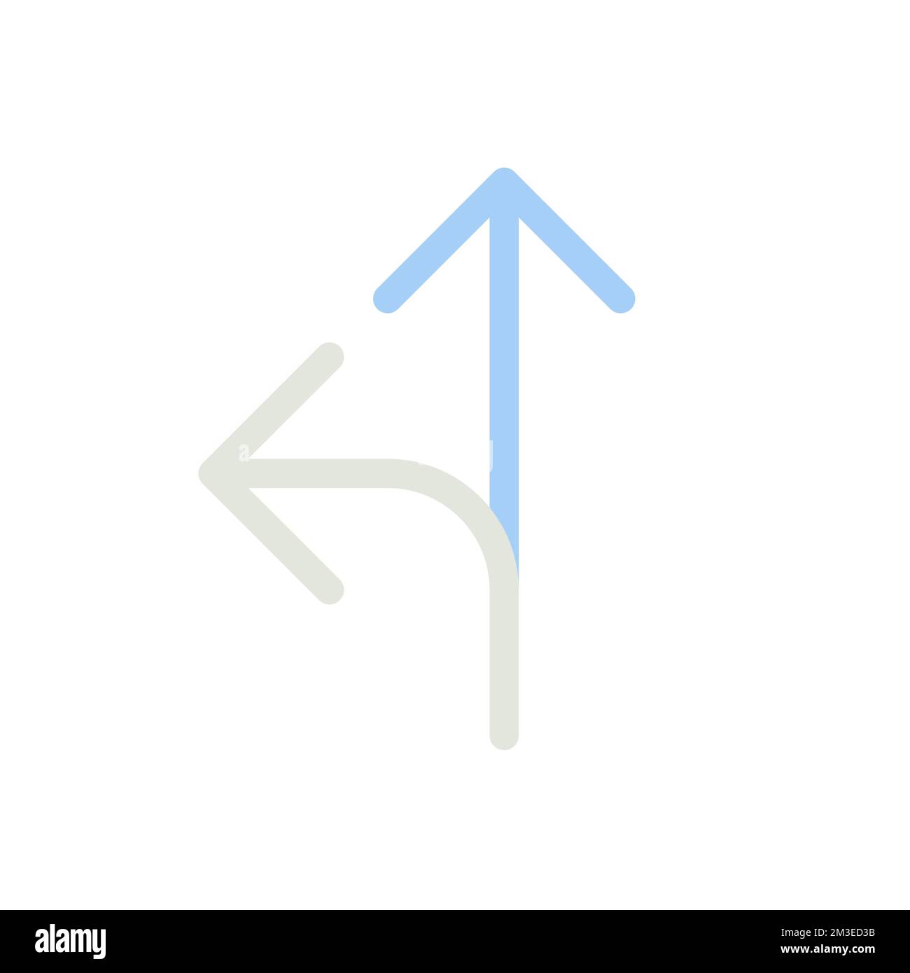 Turn left Cut Out Stock Images & Pictures - Alamy