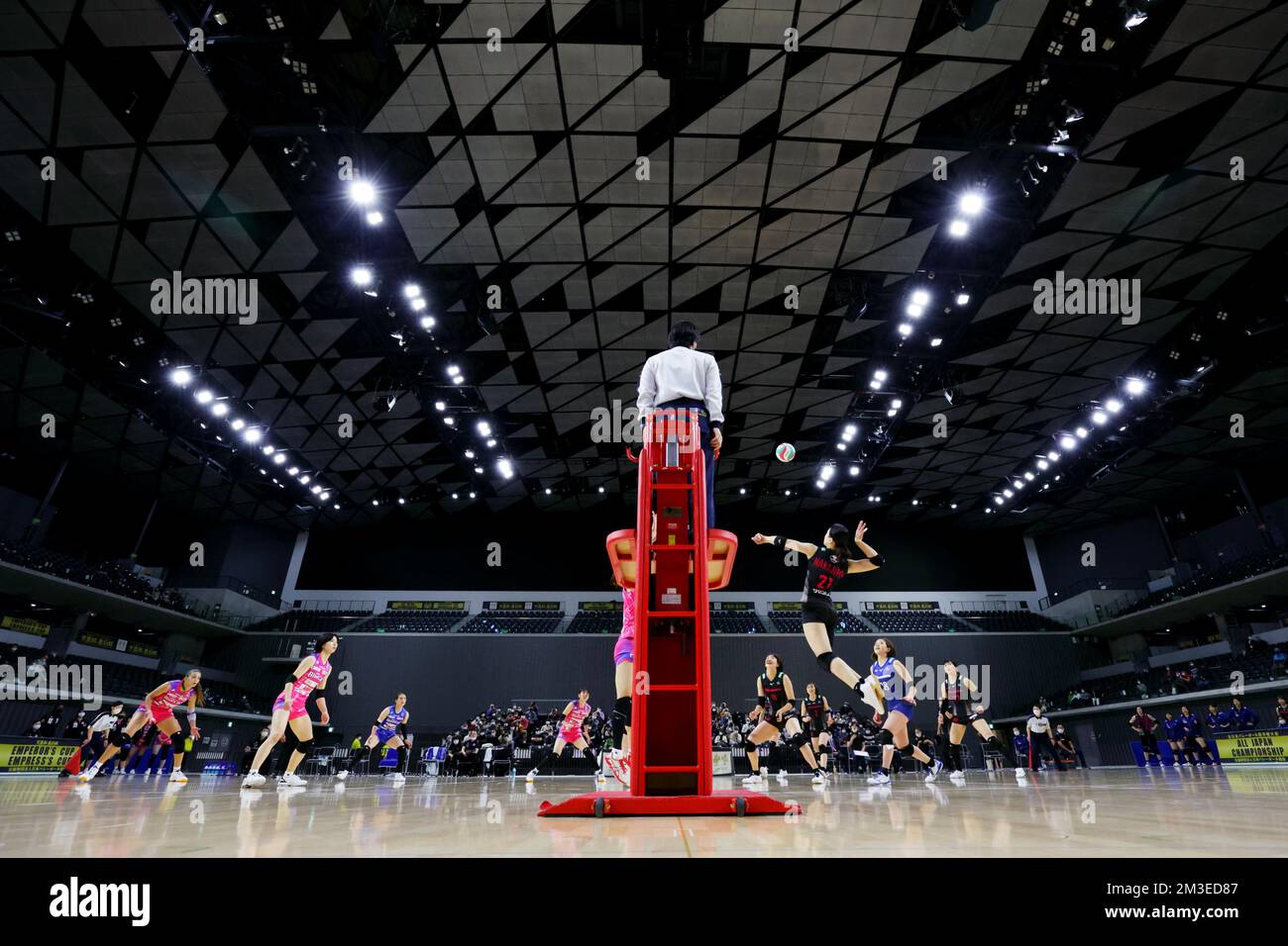 Musashino Forest Sport Plaza, Tokyo, Japan. 11th Dec, 2022. (L-R) PFUPFU Blue Cats team group ...