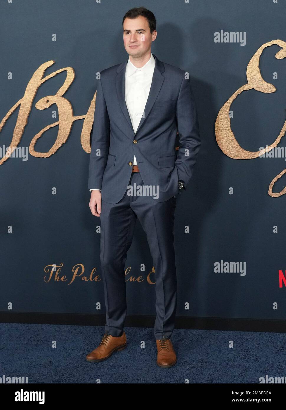 Nicholas Bellavia arrives at THE PALE BLUE EYE Los Angeles Premiere ...