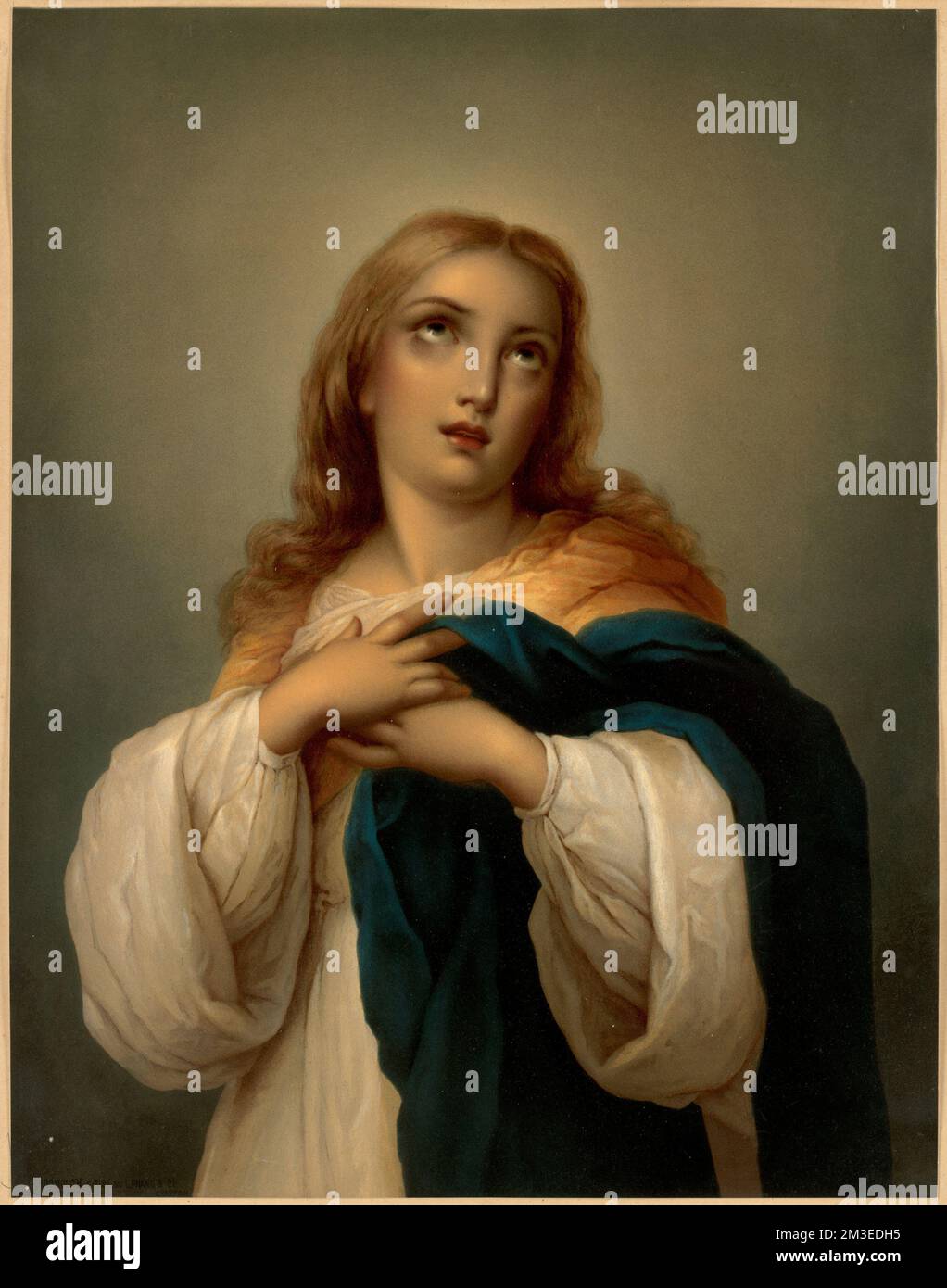 Madonna , Mary, Blessed Virgin, Saint. Louis Prang & Company Collection ...