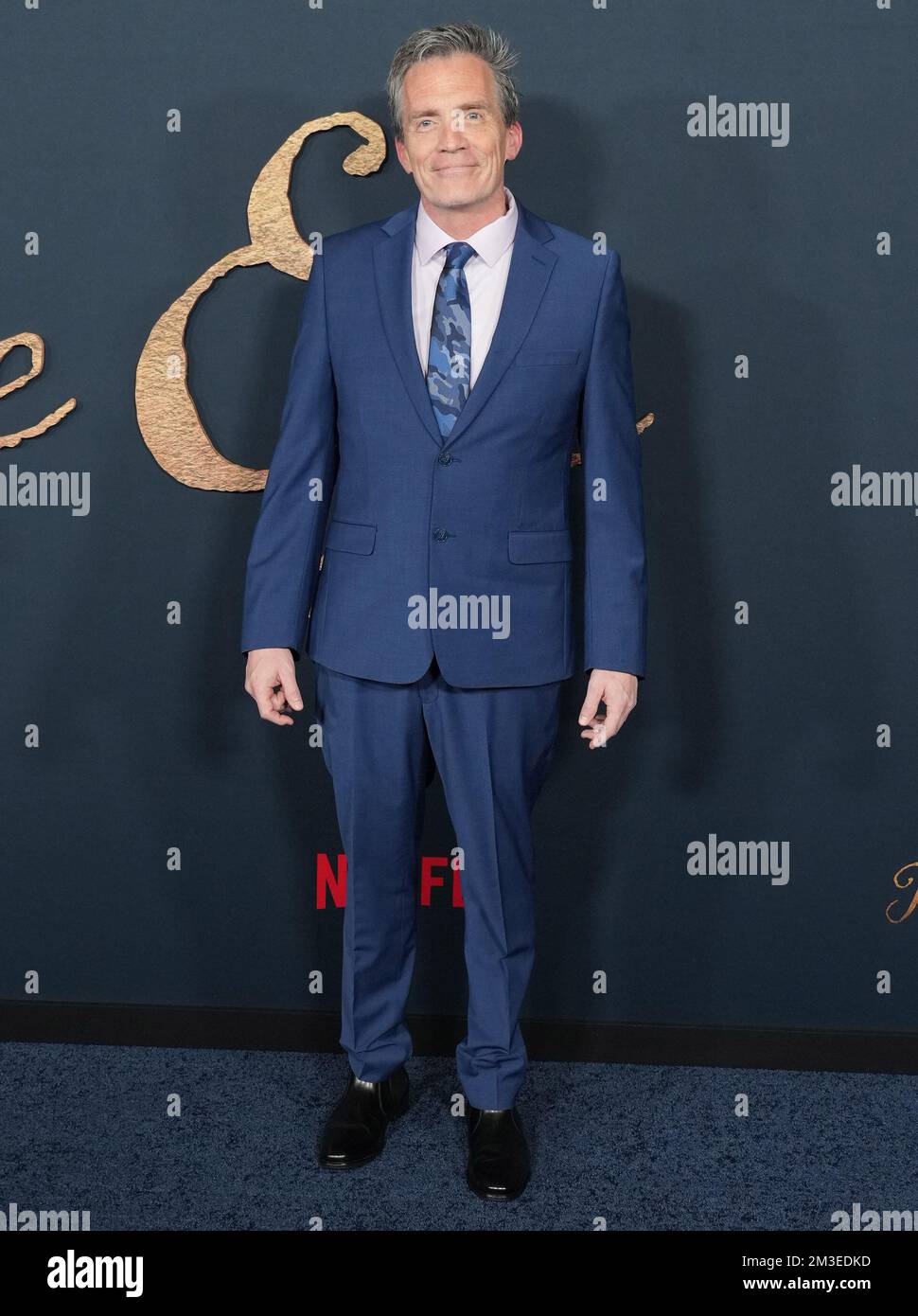 Louis Bayard arrives at THE PALE BLUE EYE Los Angeles Premiere held at ...