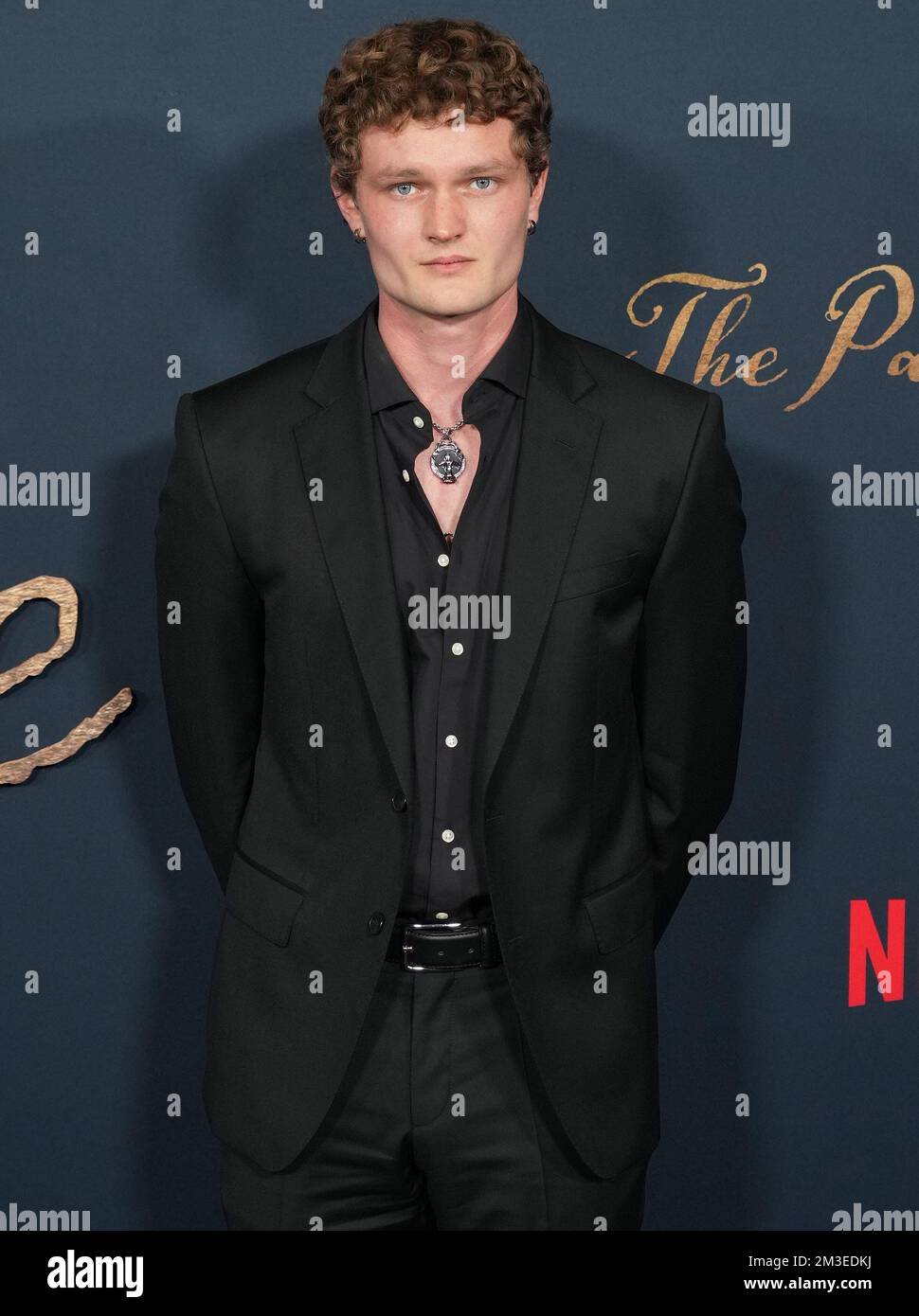 Brennan Keel Cook arrives at THE PALE BLUE EYE Los Angeles Premiere ...
