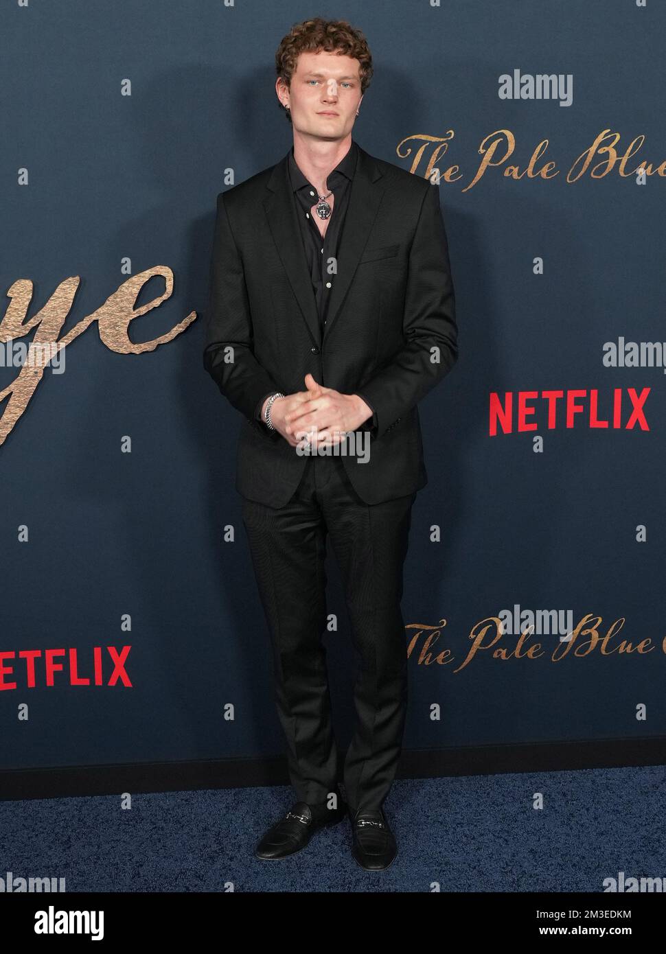 Brennan Keel Cook arrives at THE PALE BLUE EYE Los Angeles Premiere ...