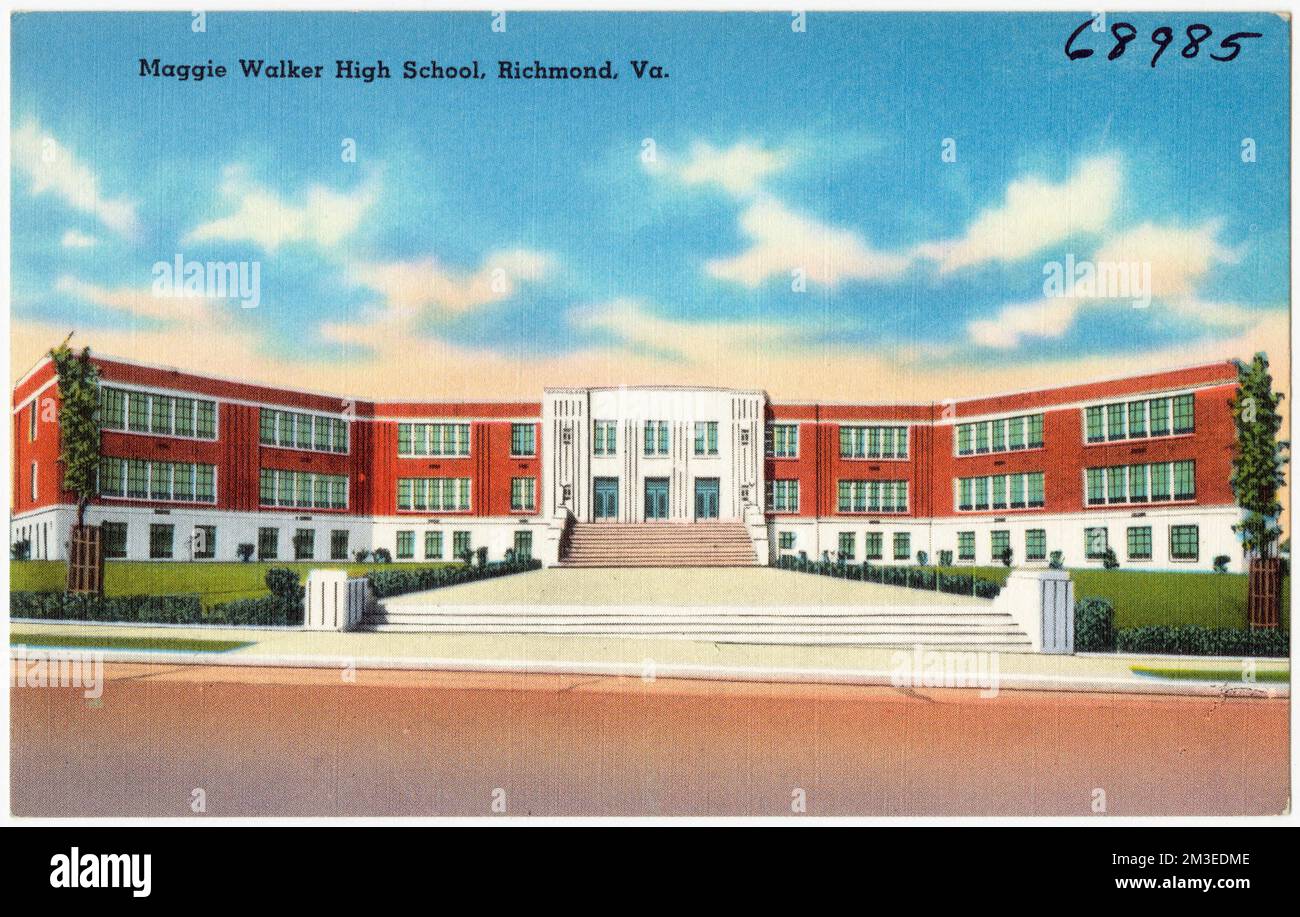 Maggie Walker High School, Richmond, Va. , Schools, Tichnor Brothers ...