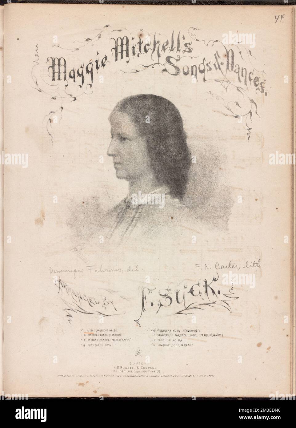 Maggie Mitchell's songs & dances , Mitchell, Maggie, 1837-1918 Stock ...