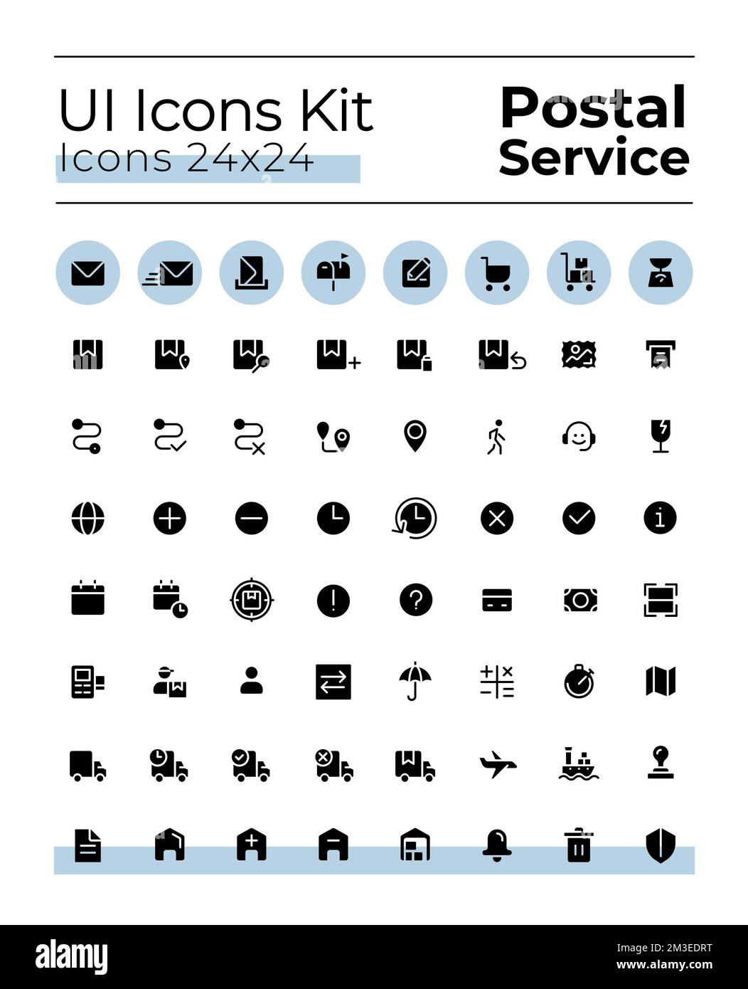 Postal collection service Cut Out Stock Images & Pictures - Alamy