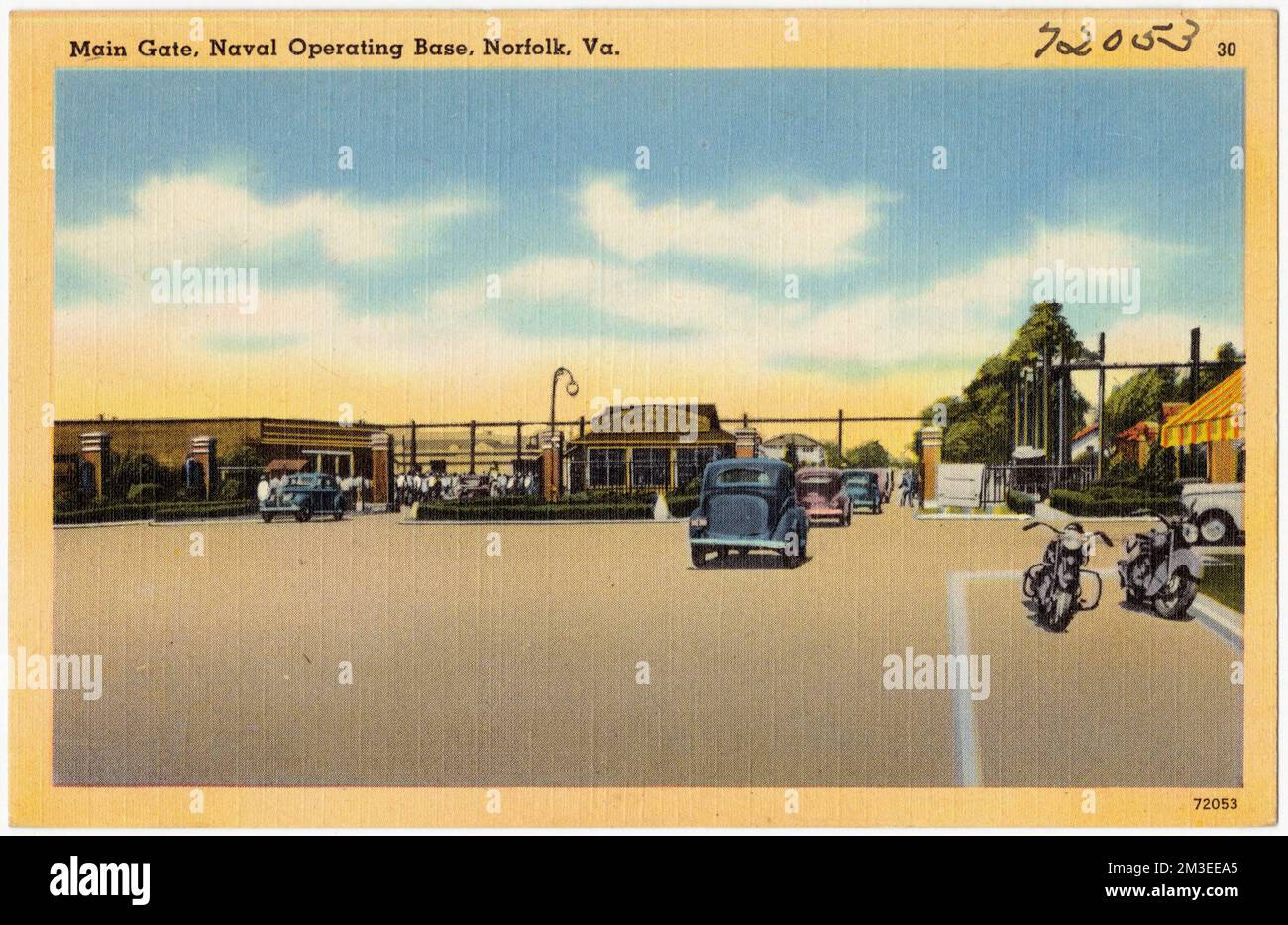 Main gate, Naval Operating Base, Norfolk, Va. , Military facilities ...