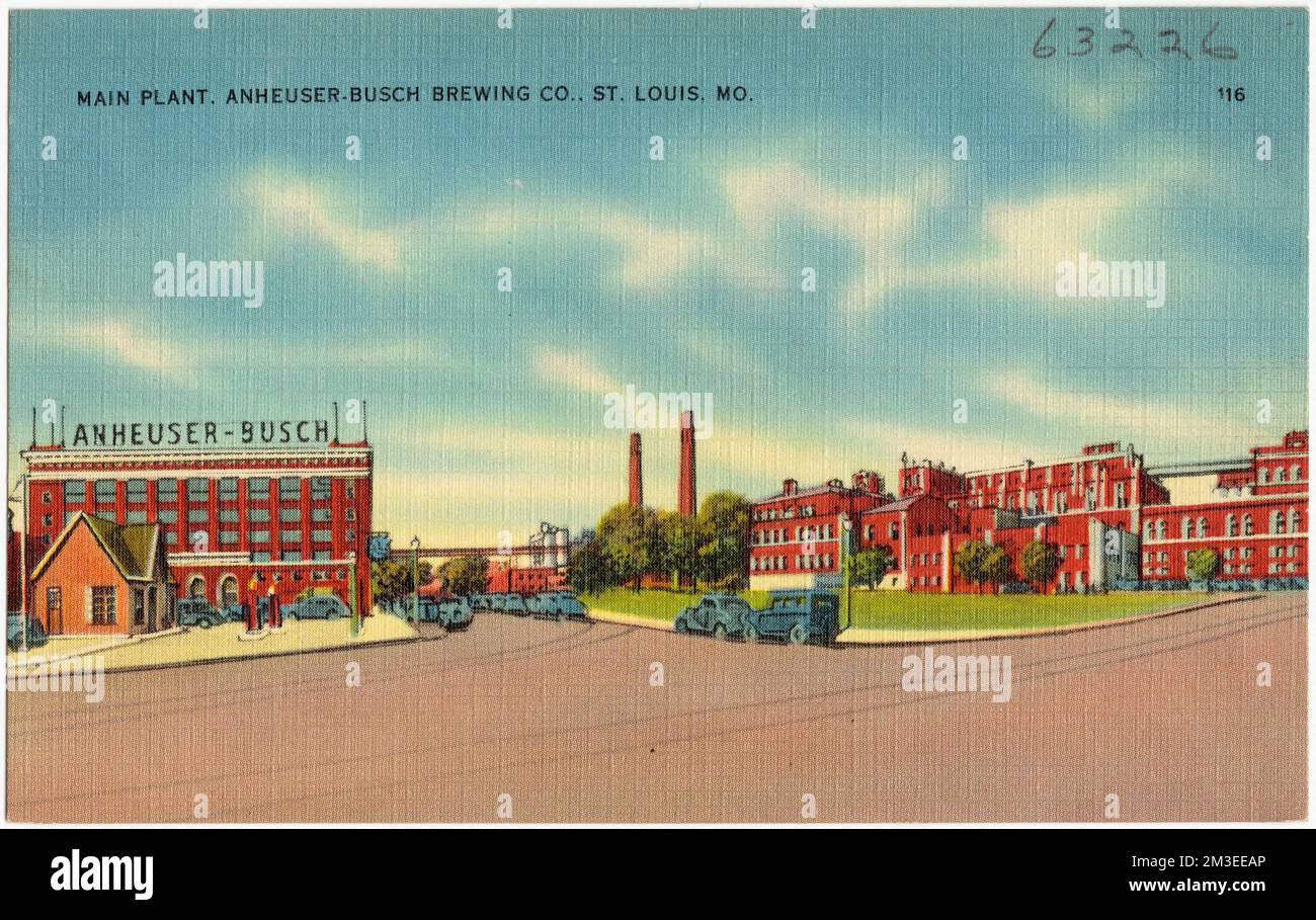 Main plant. Anheuser-Bush Brewing Co., St. Louis, Mo. , Commercial ...