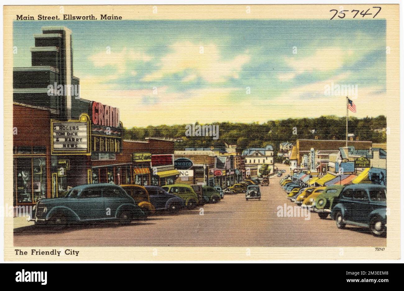 Main Street, Ellsworth, Maine, the friendly city , Cities & towns ...