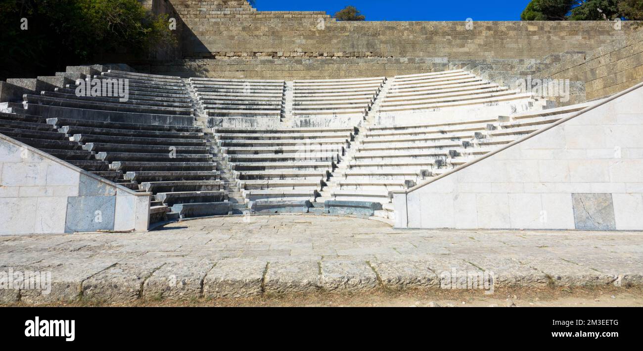 Odeon a classic greek open air theatre hi-res stock photography and ...