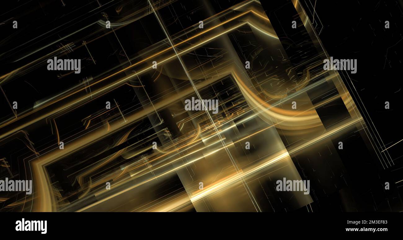 Three-dimensional 3D fractal texture. Computer generated abstract ...