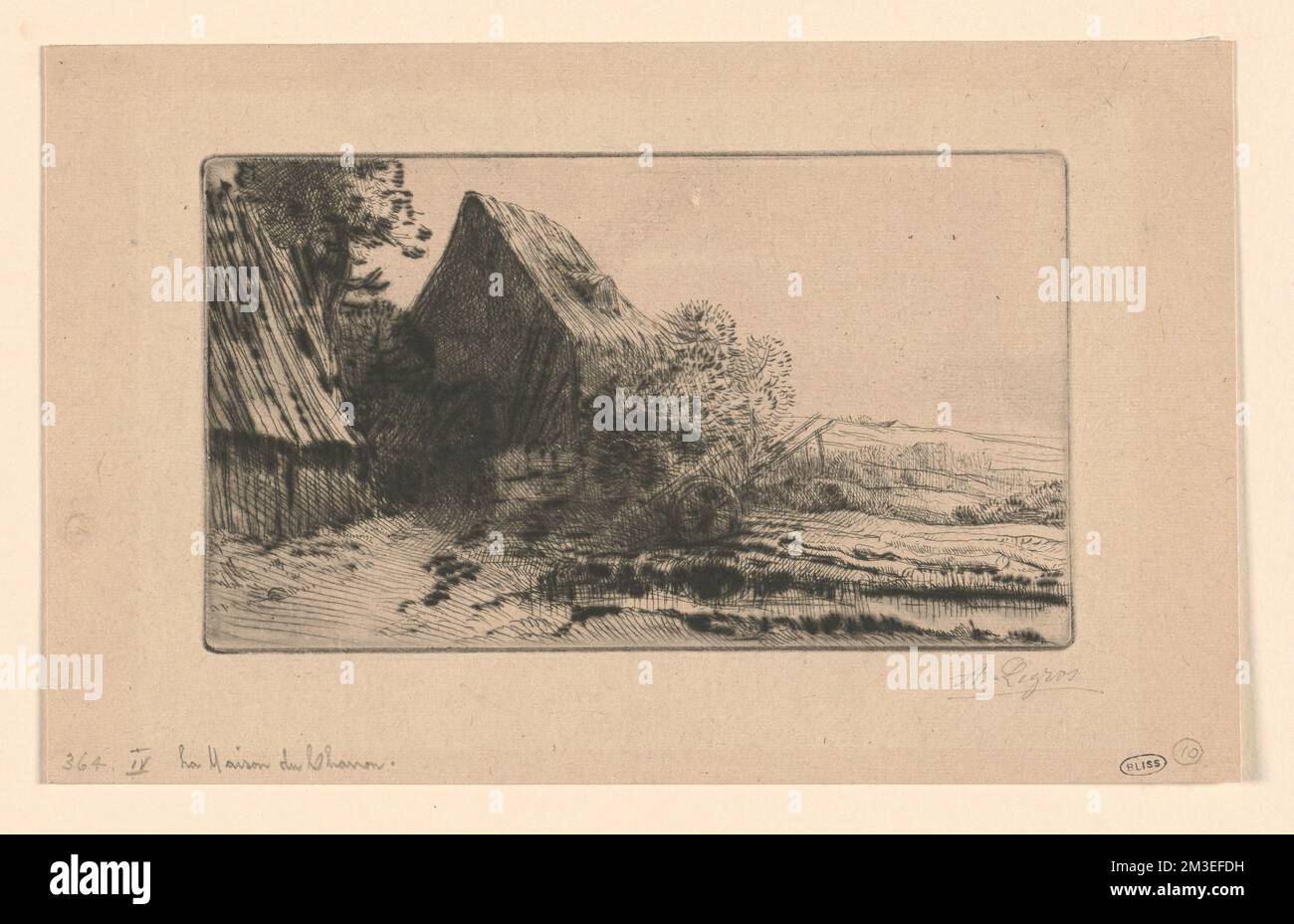 La maison du charron , Houses, Wheelbarrows, Alphonse Legros (1837-1911 ...
