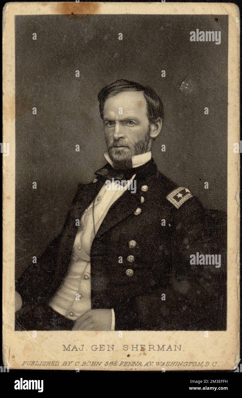 Maj. Gen. Sherman , Military officers, Sherman, William T. William ...