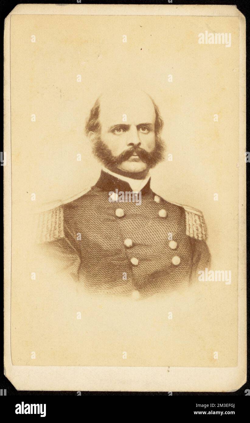 Maj. Gen. Ambrose E. Burnside , Military officers, Burnside, Ambrose ...